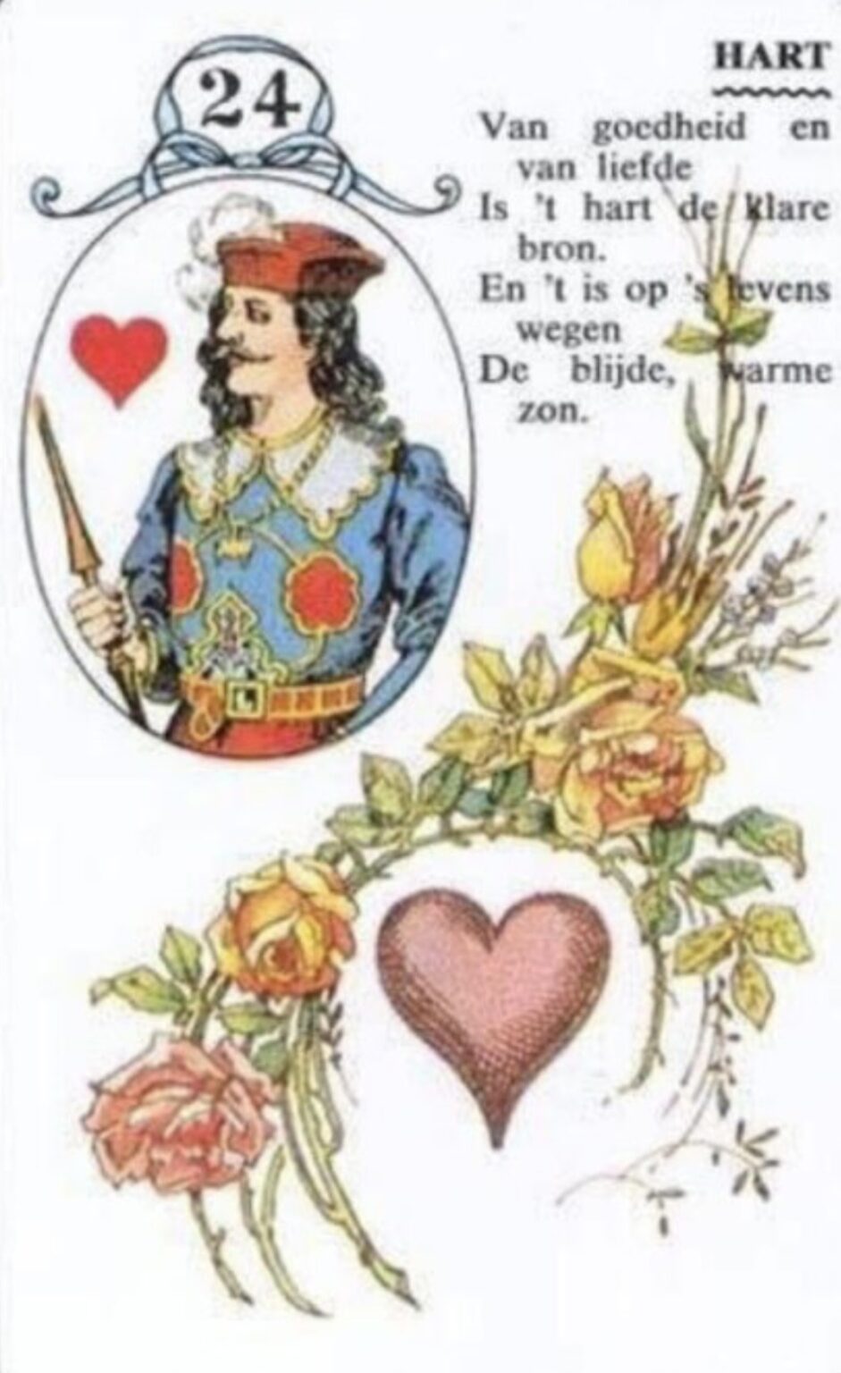 Lenormand kaarten uitgelegd - Mediumlijn
