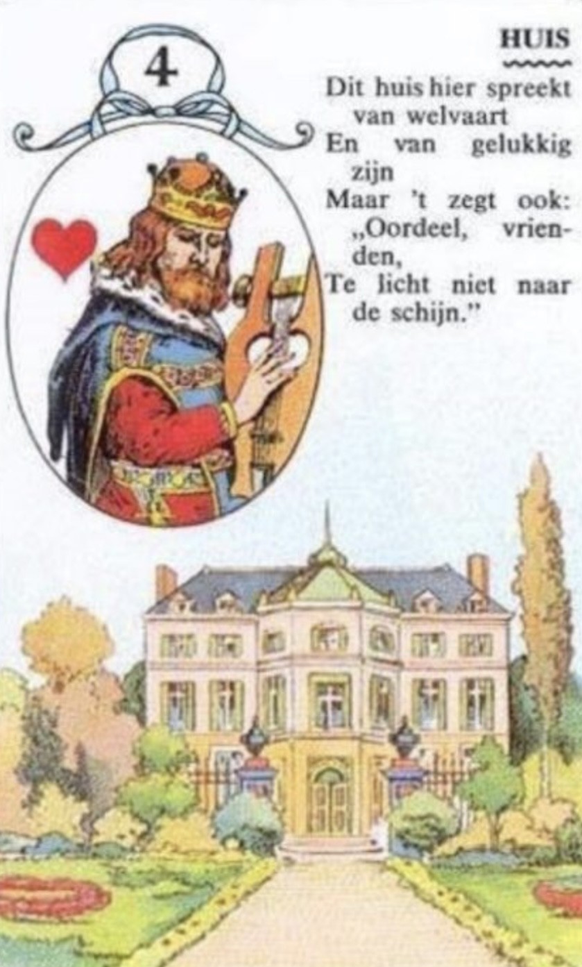 Lenormand kaarten uitgelegd - Mediumlijn