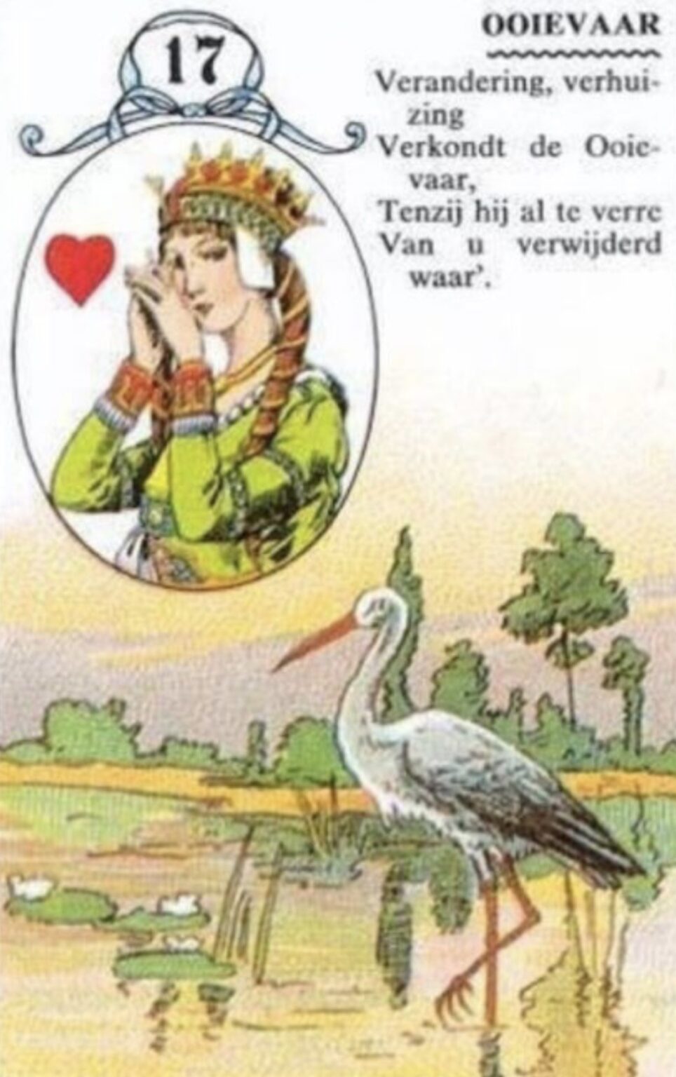 Lenormand kaarten uitgelegd - Mediumlijn